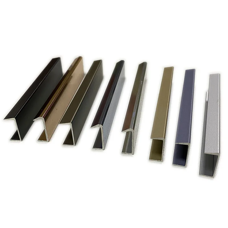 U Shape Aluminum Edge Banding Metal Decorative Edge Banding Strip Trim ...