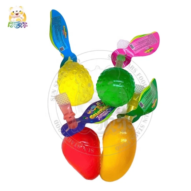 Fruit Flavored Jelly Bssket Packaging Pudding Oem Mini Fruit Shape ...