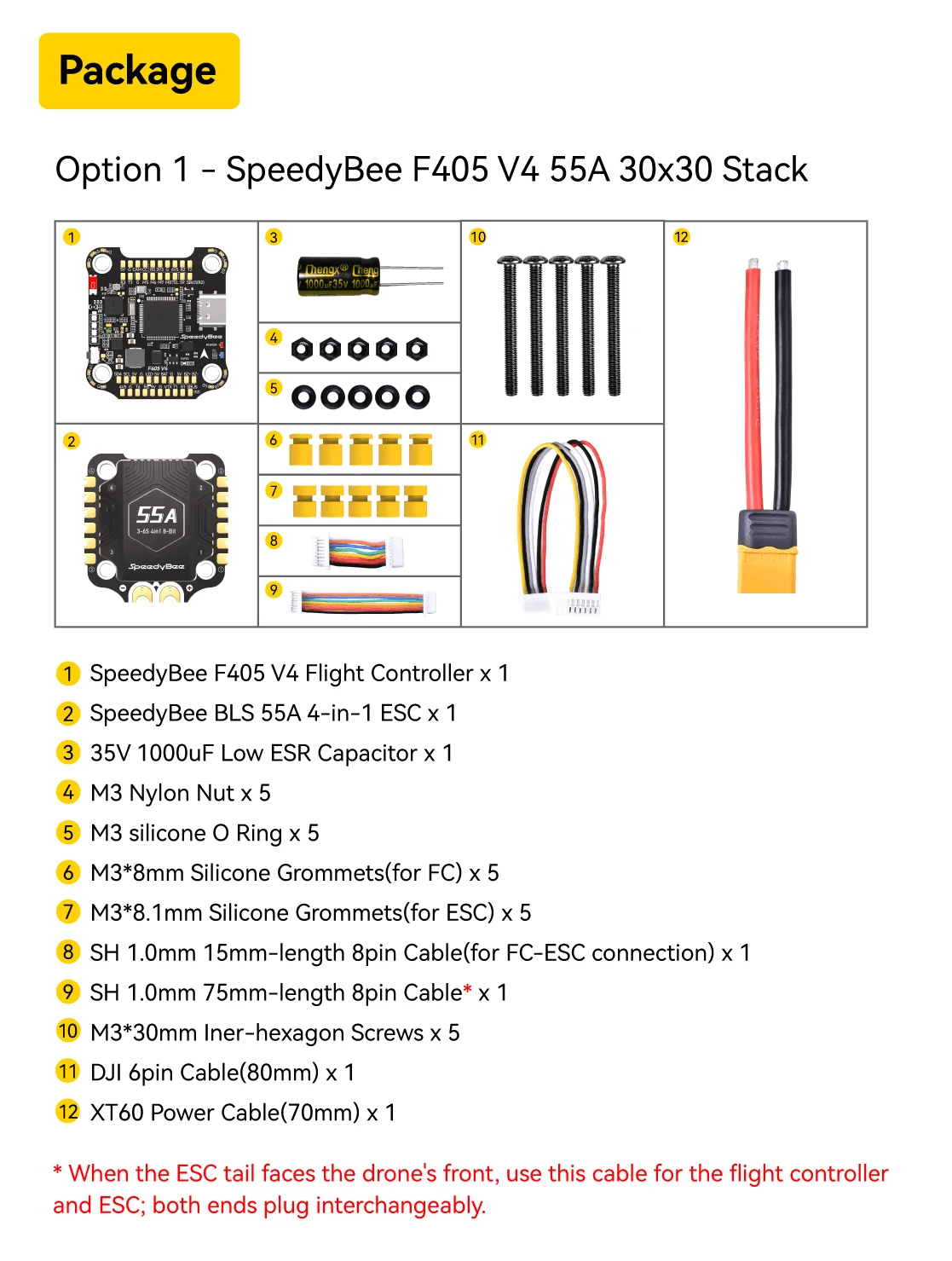 Speedybee F405 V4 3-6s 30x30 Fc&esc Fpv Stack Icm42688p F405 Flight ...