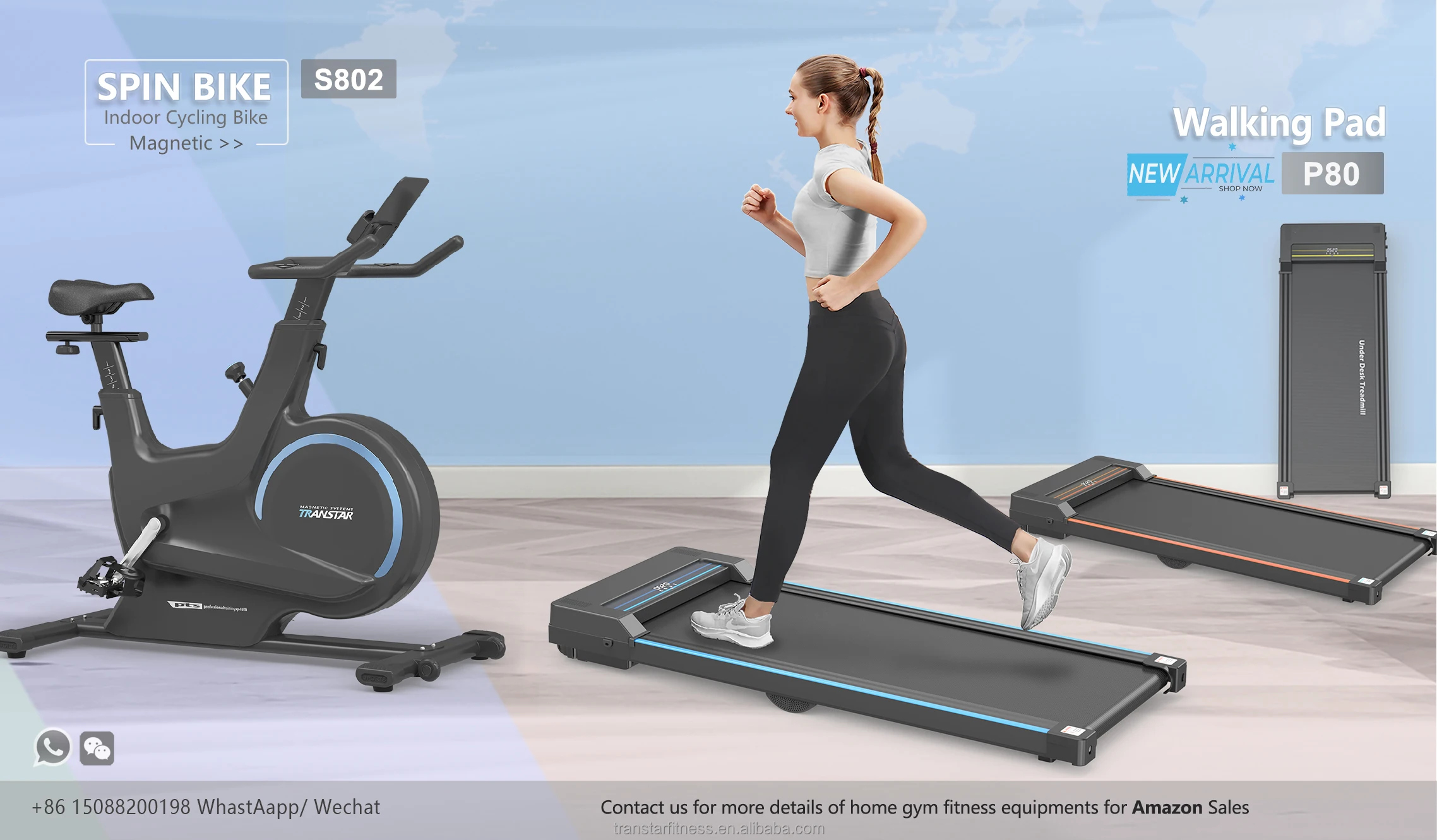 Galecon Home Use Under Desk Walking Machine Small Foldable Mini ...