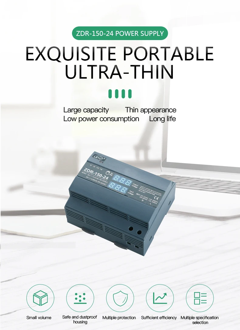 Din Rail Switching Power Supply Zdr-150 150w 15v 24v 36v 48v With ...