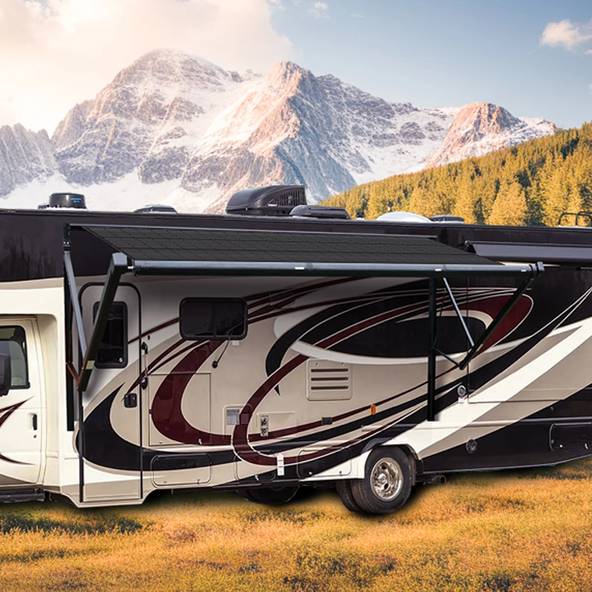 Awnlux Rv Exterior Accessory Monocrystalline Silicon Highest Power ...