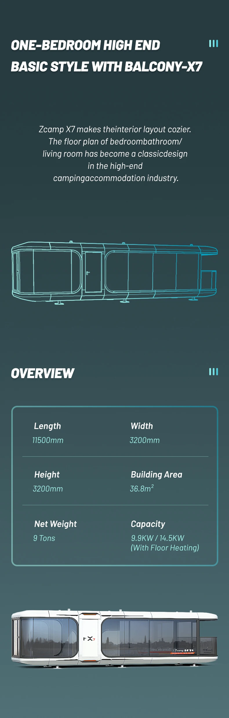 Zcamp X7 - Eco Friendly Prefab House - Fast Build & Luxury