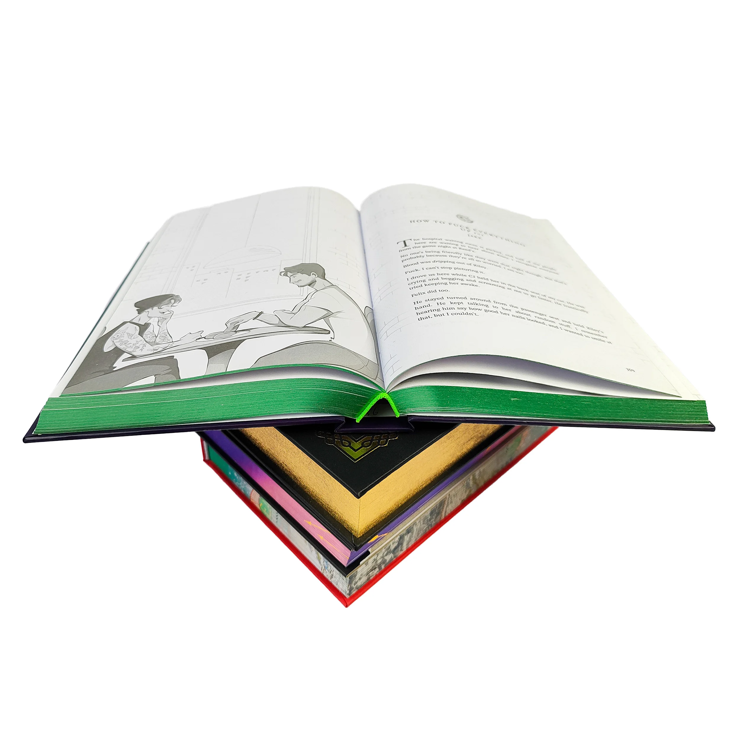 Custom Sprayed Edges Hardcover Book Printing Solutions | [Product Name ...