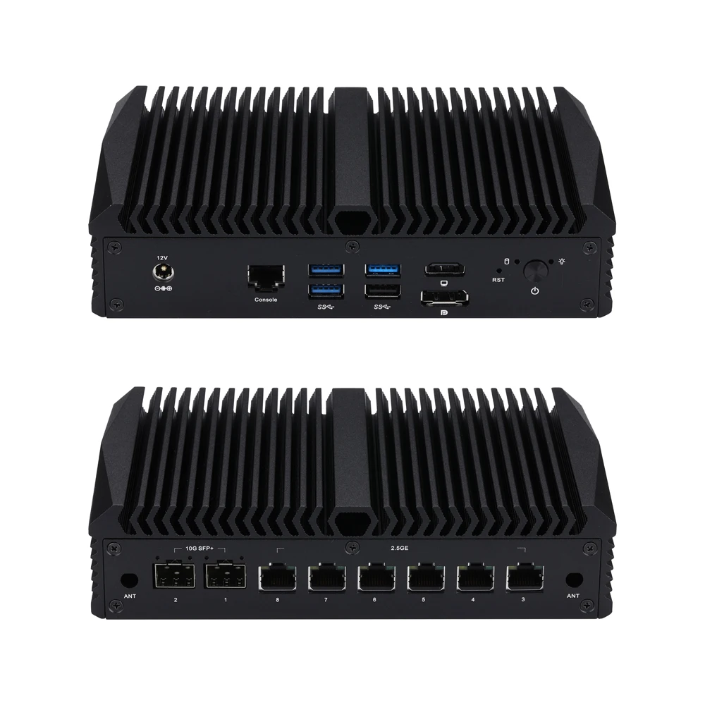Qotom Q31031se Mini Pc Comet Lake Core I3 10110u,6x 2.5g Lan 2x Sfp+ ...