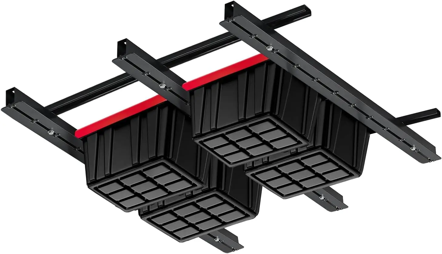 Custom Metal Tote Slide - 27 Gallon Bin Garage Storage Rack