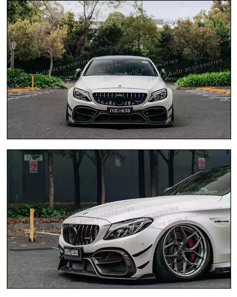 Mercedes-Benz C-Class W205 C63 Car Accessories Performance Kit Front ...