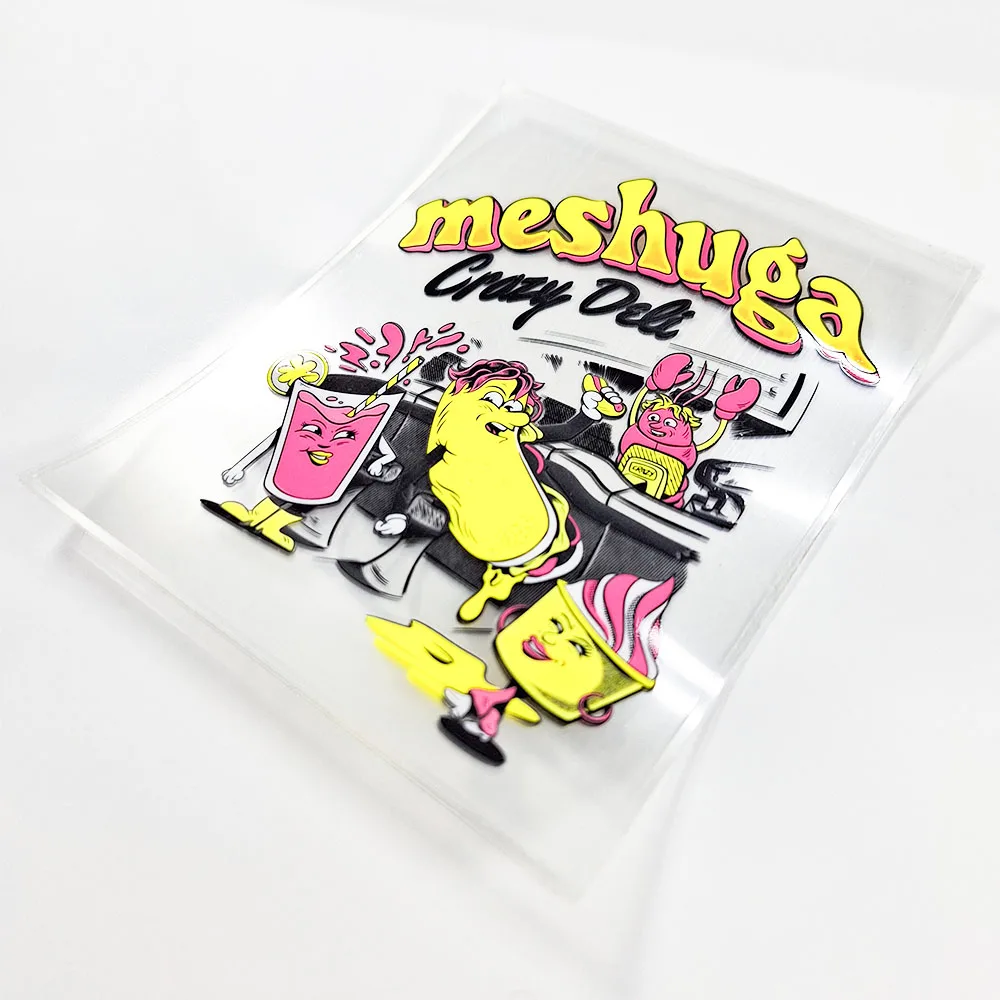 Personalized Transparent Vinyl Packaging Sticker Color Transparent ...