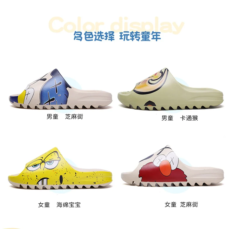 Original High Quality Slippers Brand Logo Custom Women Yeezy Slippers ...