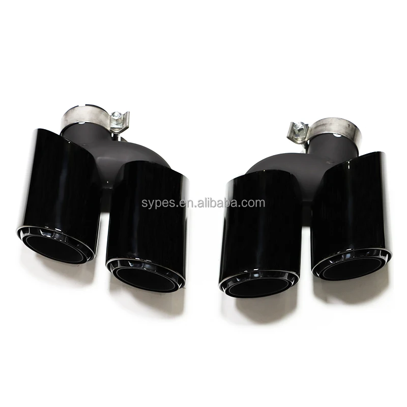 Sypes Wholesale Plating Black 304 Stainless Steel Exhaust Tip For ...