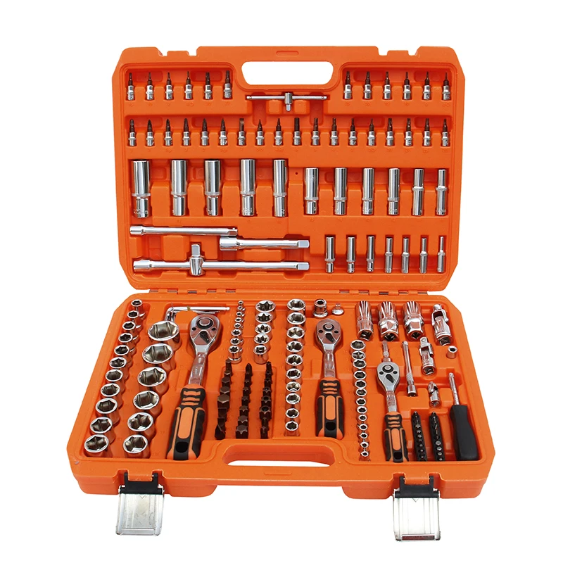 Home Auto Repair Tool Set - 142 Pcs Multifunctional Tools