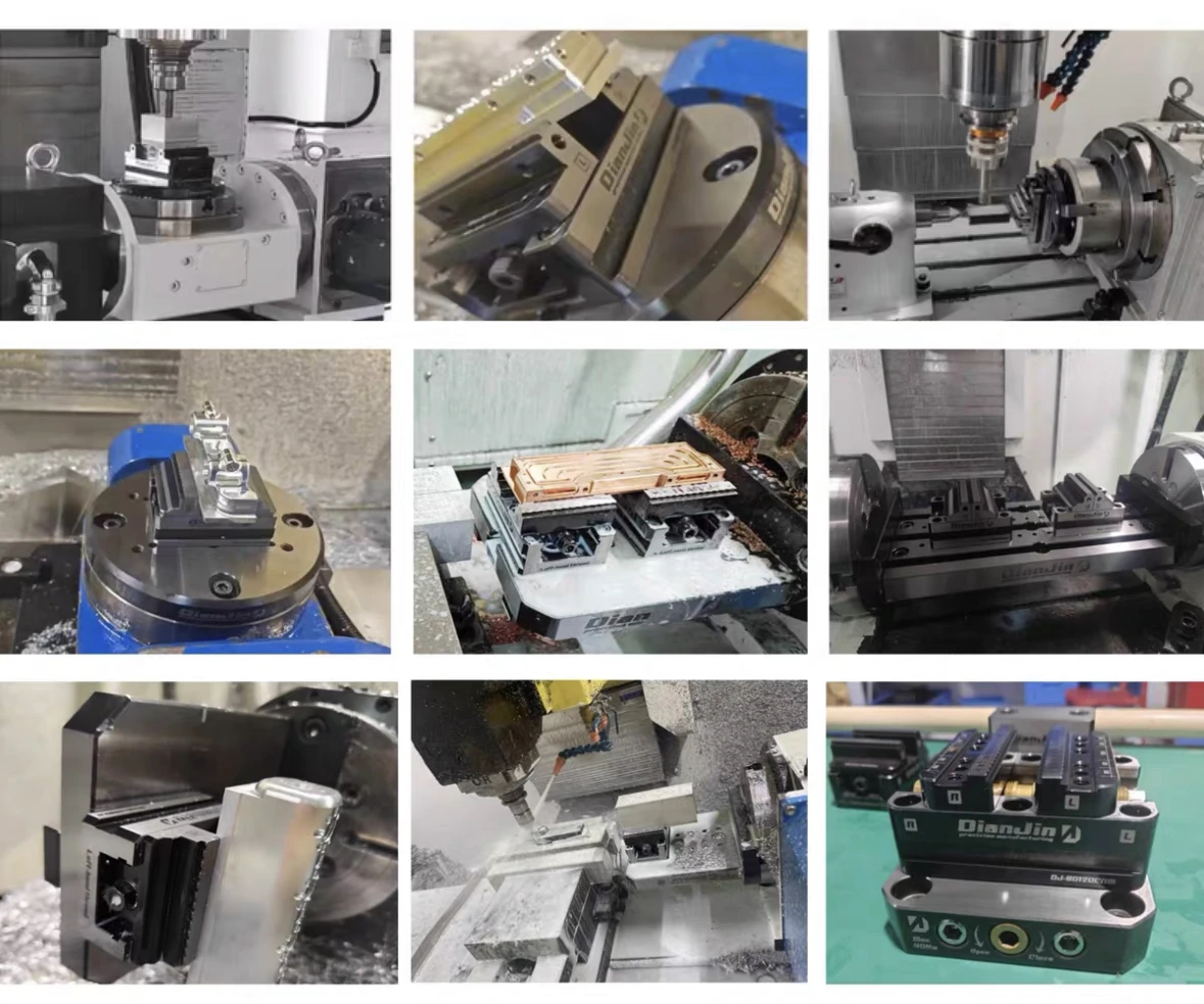 360 Rotational CNC Precision Bench Vise for 4th & 5th Axis CNC ...