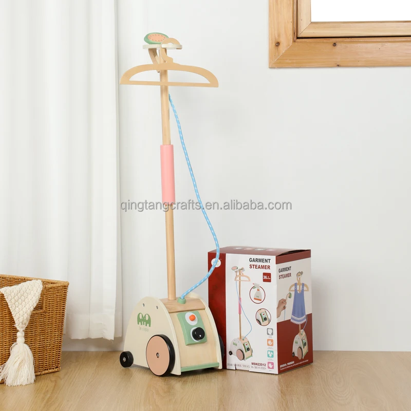Newly Design Wooden Hanging Ironing Machine Toys Kindergarten ...