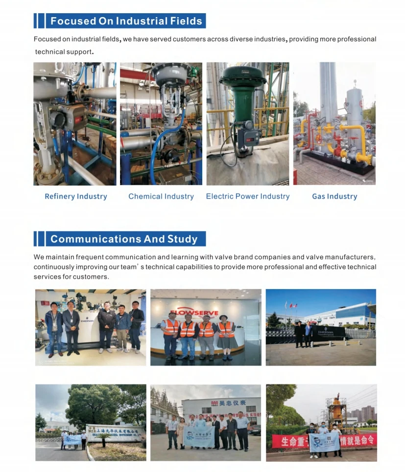 Chinese Pneumatic Control Valve and the Spirax Sarco SP400 ...