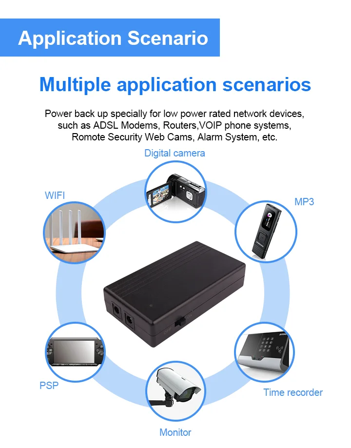 WGP Mini UPS 12V 2A - Reliable Power for Wifi Routers