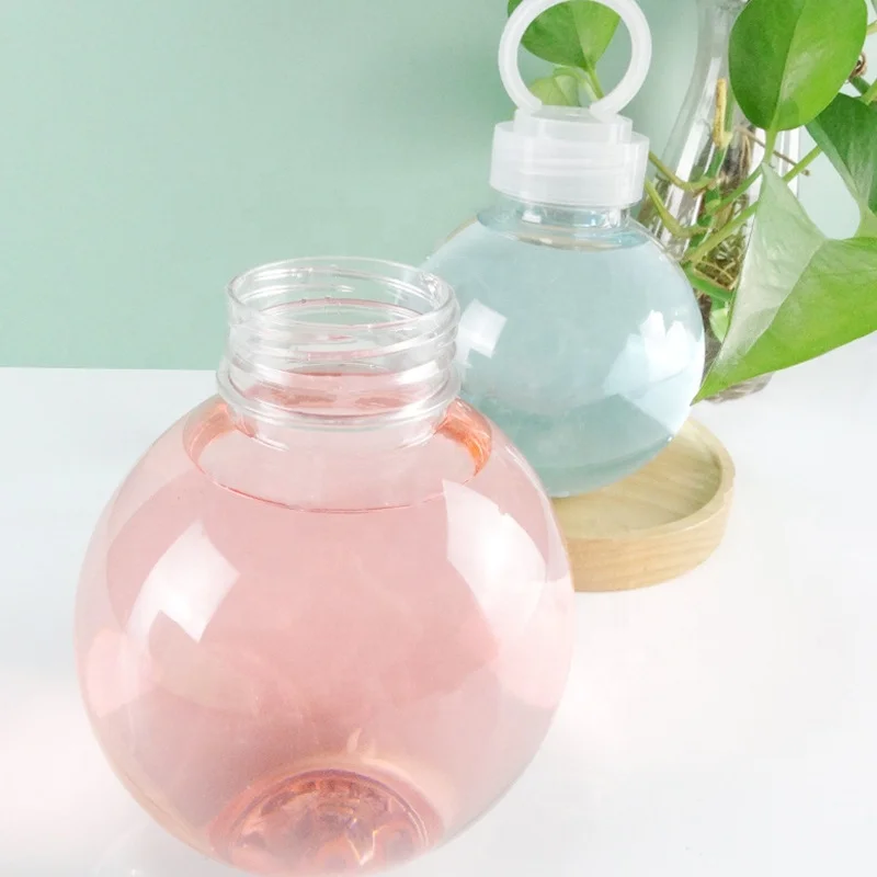 400ml Custom Round Design Bulk Shape Fresh Juice Beverage Drinking ...