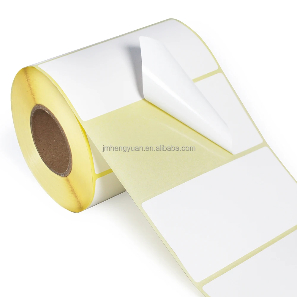 Custom Waterproof Blank 4x2 Inch Direct Thermal Barcode Label Sticker ...