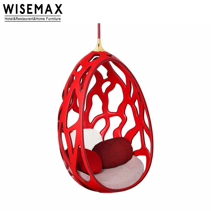 WISEMAX FURNITURE Leisure Indoor Cradle Chair Modern Home Furniture ...