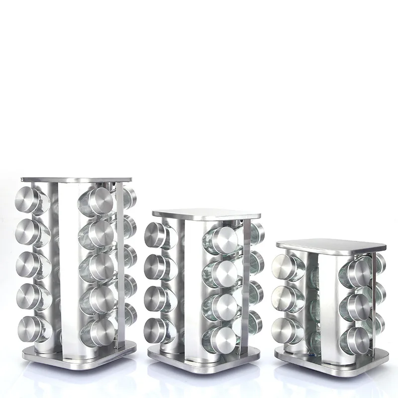 Round Carousel Spice Rack - Sustainable & Stylish Storage