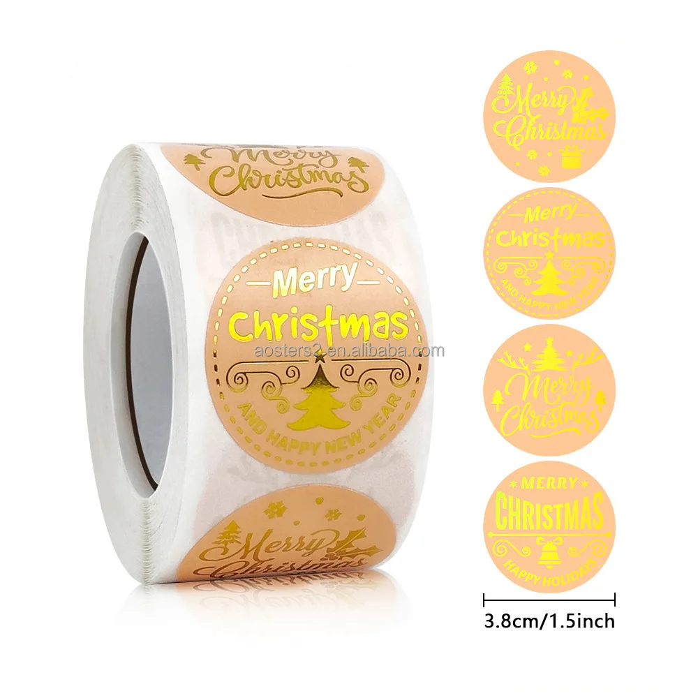 Custom Printed Round Sticker Waterproof Plastic Sticker Adhesive Paper ...