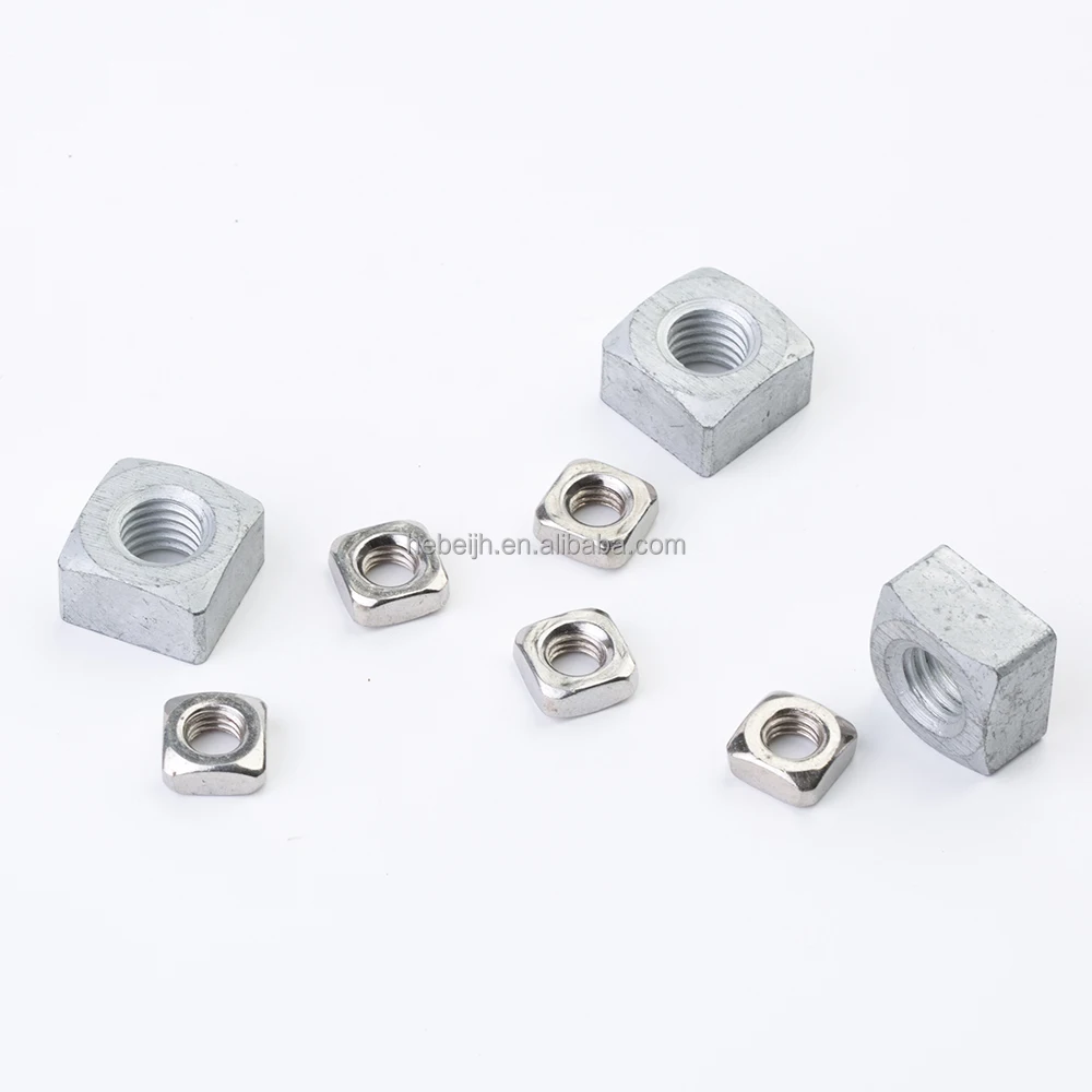 Din 557 Square Nut Carbon Steel Galvanized Square Machine Nut Accepts ...