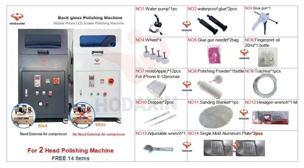 HODAXIN Mobile Phone Screen Glass Polishing Repair Machine