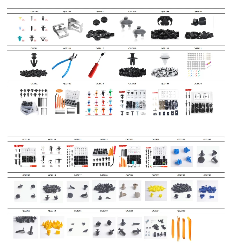 Wholesale Auto Body Pushing Expansion Buckle Plastic Mixed Nylon Car ...