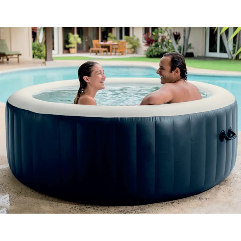 Luxury 6 Persons Garden Spa Outdoor Portable Whirlpool Spa Air Bubbles ...