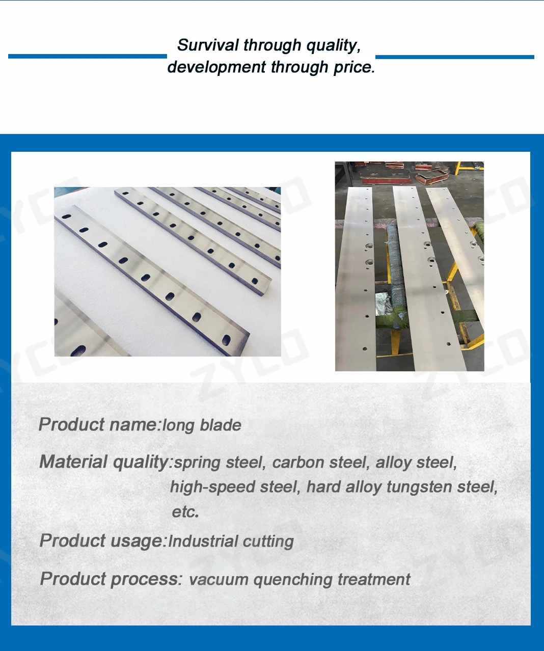 New Designed Guillotine Shear Knife Longguillotine Shear Knife ...