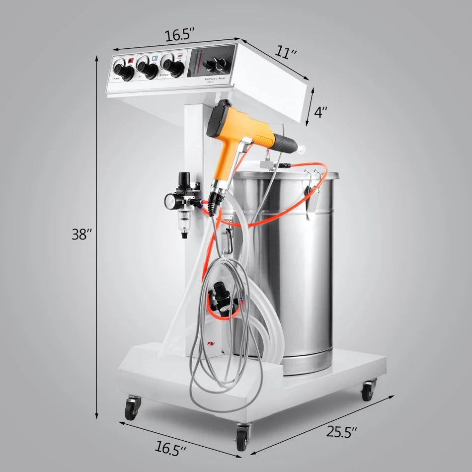 Wx-101 Electrostatic Powder Coating Spray Gun Machine Equipment for ...