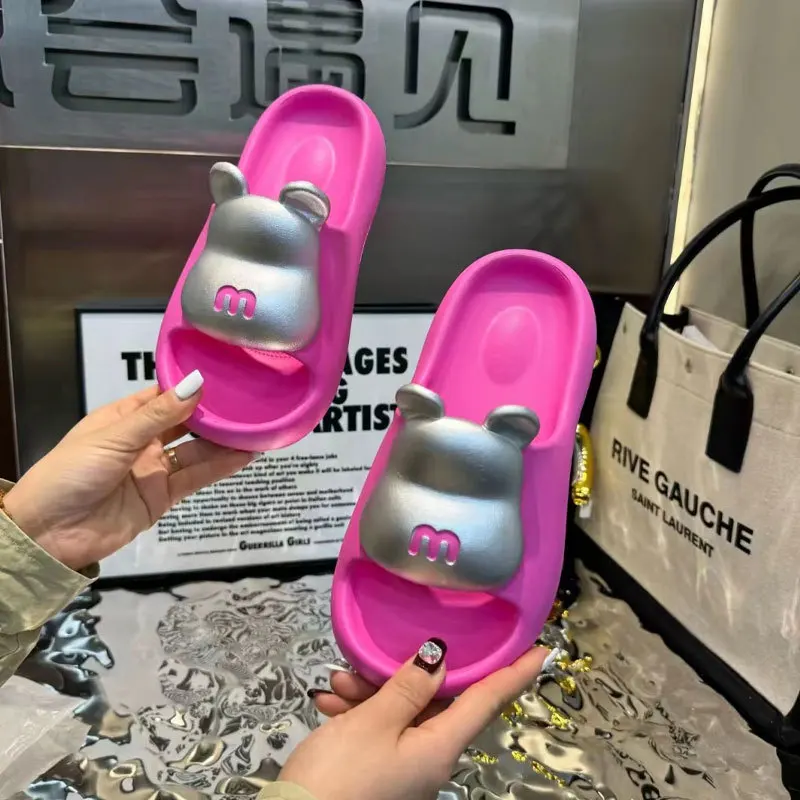 CUSTOM 2024 Rabbit Trendy Design EVA Women Cute Sandal| Alibaba.com