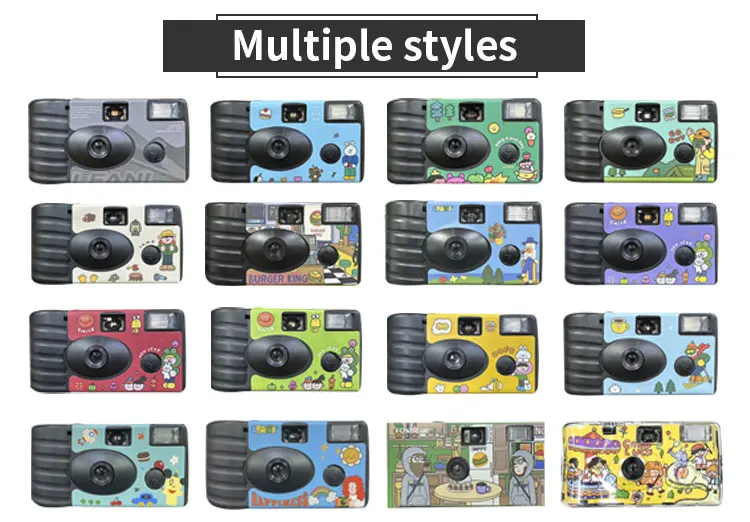 Wholesale Disposable Camera 35mm Film - Cute & Customizable