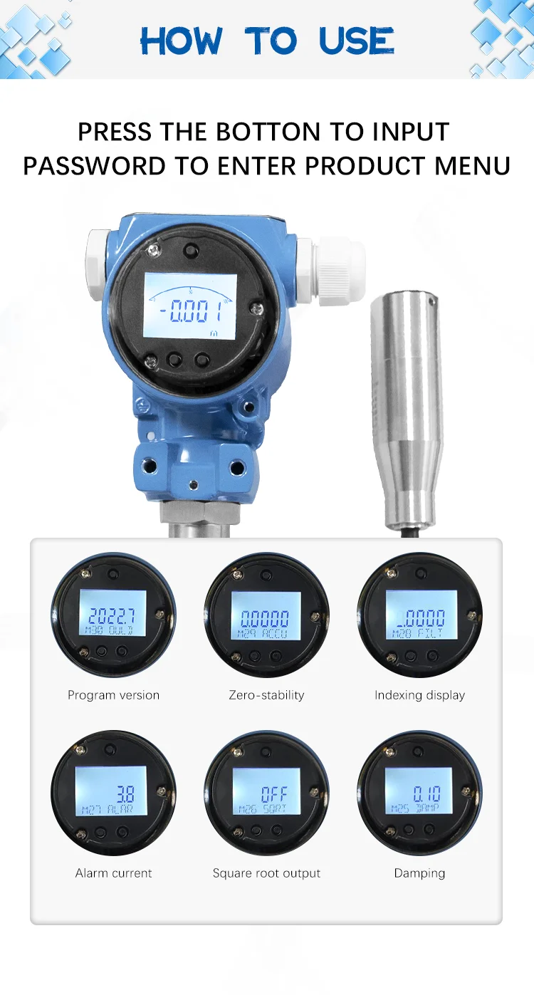 Ould PT-928 Smart Hydrostatic Capacitance Level Transmitter