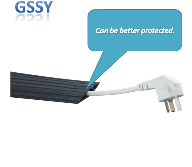 Black Plastic Ducts Soft Cable Trunking For Floor Home - Buy Cable ...