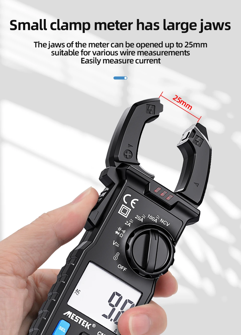 Clamp Meter Pinza Amperimetrica VFC Electrical Instruments DC/AC ...