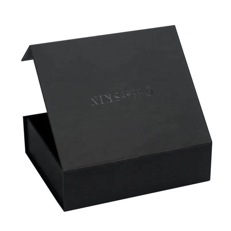 Luxury Folding Gift Box Classic Black Large Magnetic Presentation Gift ...