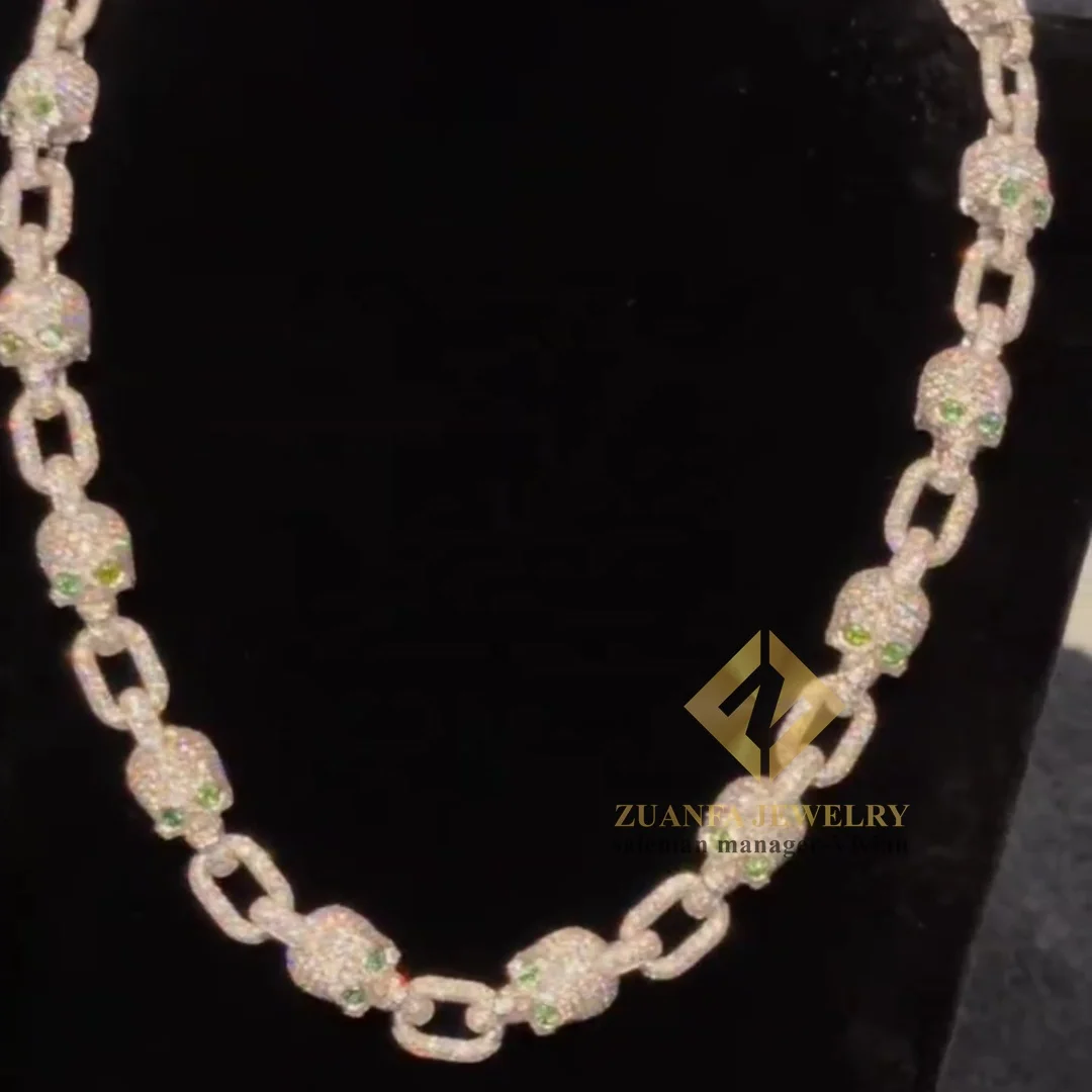 Fashion New Design Silver 925 Iced Out Vvs Moissanite Hip Hop Buss Down ...