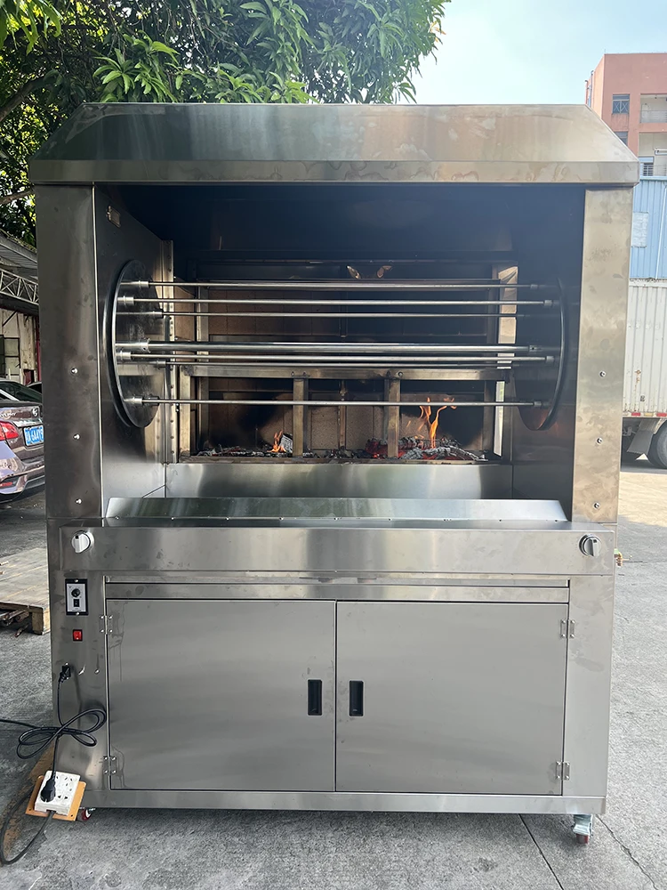Stainless Steel Firewood Chicken Gas Oven Commercial Charcoal Chicken ...