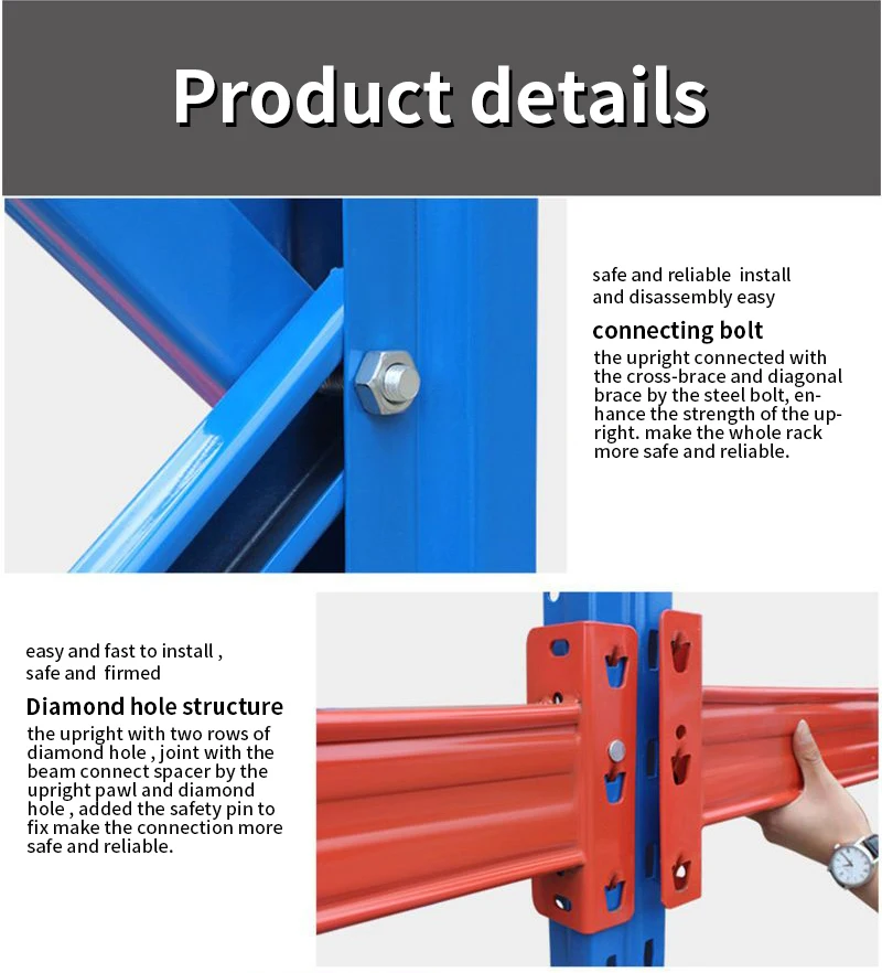 Beam Rack Heavy Duty Stacking Shelves Custom Warehouse Shelves For ...