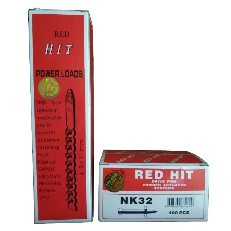 RED HIT Shooting Nail Power Load - Efficient Concrete Nail Drive