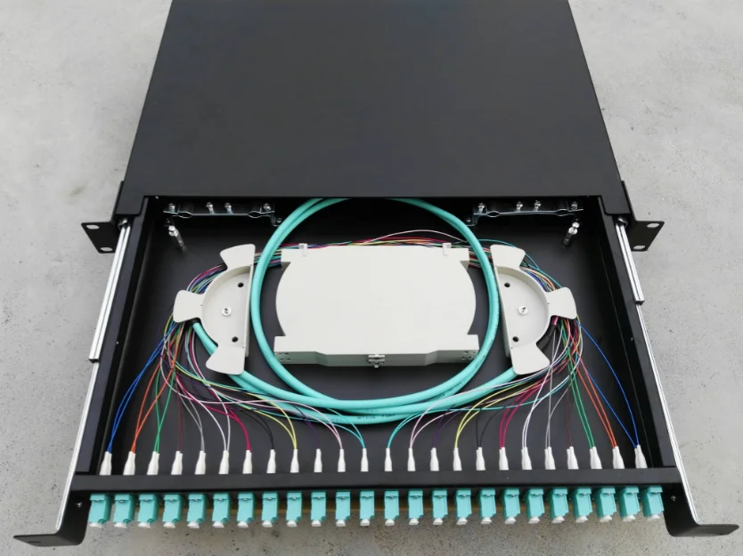 Fiber Optic Enclosure - ODF Terminal Box 1U Capacity 24-288 Cores