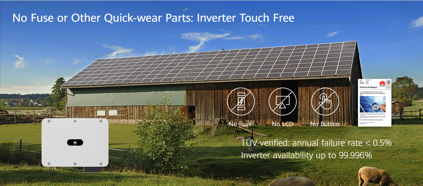 Huawei Sun2000-50ktl-m3 Three Phase 50kw On Grid Solar Inverter ...