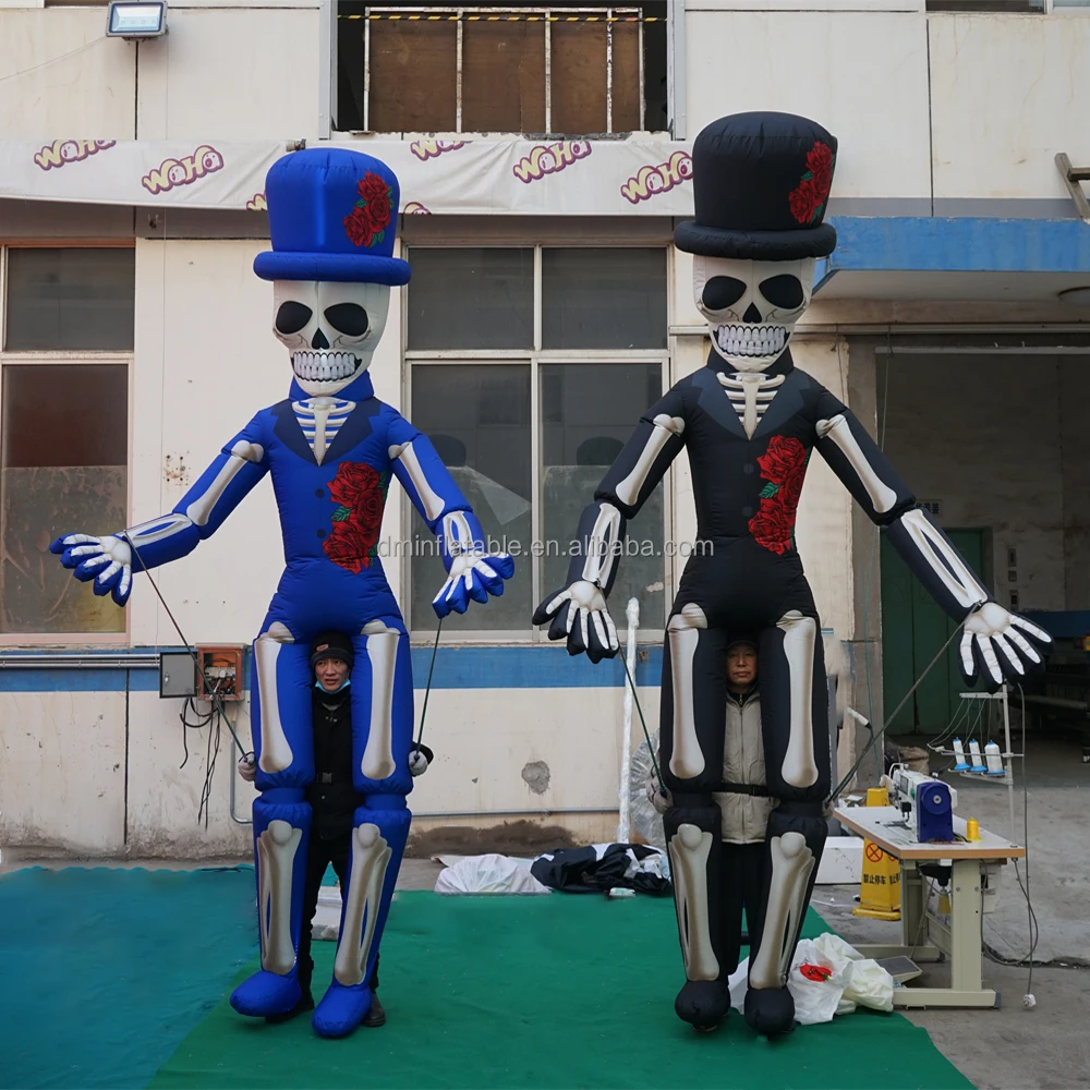 Inflatable Halloween Decormonster Puppet,Human Skeleton Inflatable ...