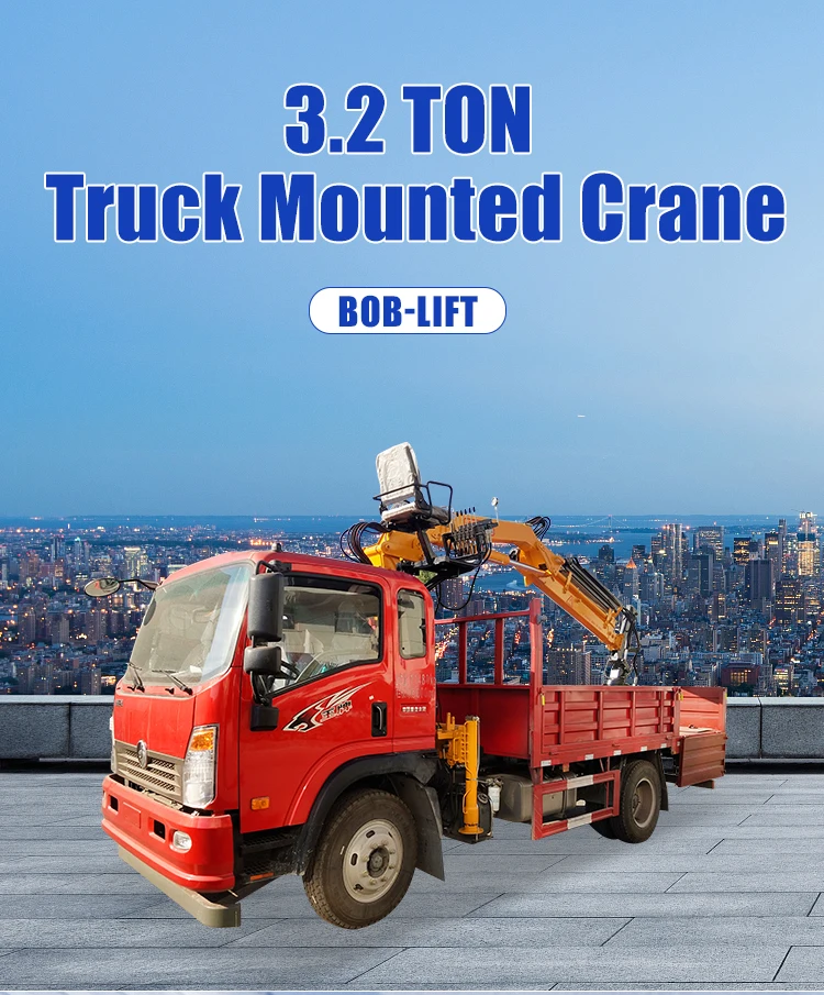 BOB-LIFT 3 Ton Truck Mounted Crane - High Efficiency Lifting