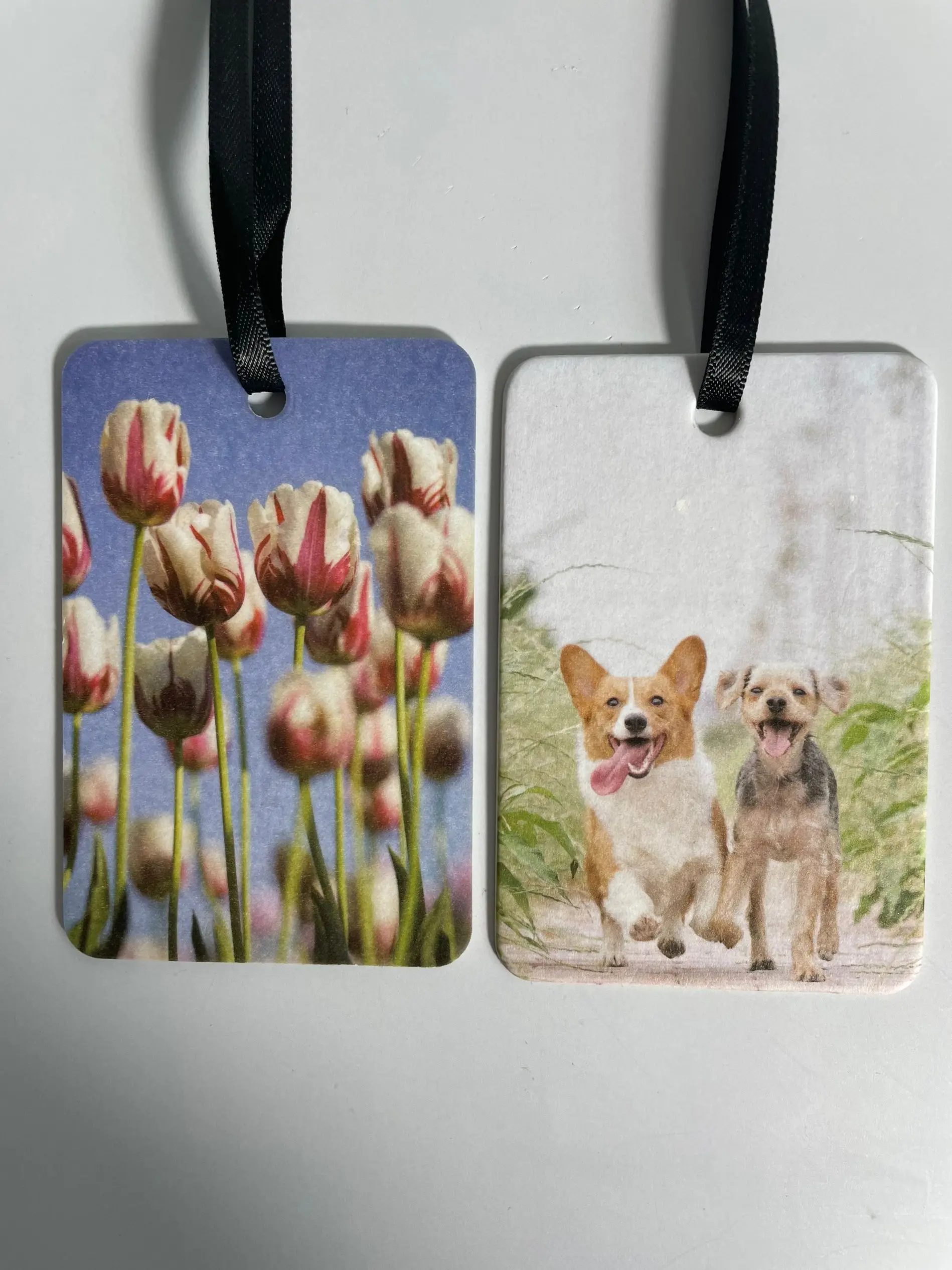 Car air Freshener Paper Card Including Scented Tablets Customizable ...
