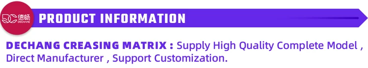 Creasing Rule Indentation Line Matrix Corrugated Adhesive Black Die ...