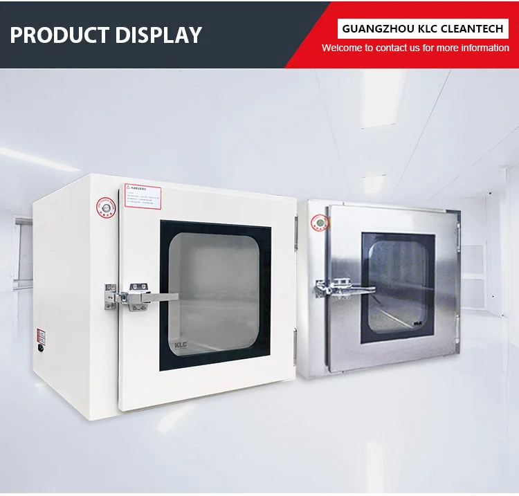 Clean Room Pass Box Sterilizer - HEPA Filtered Transfer