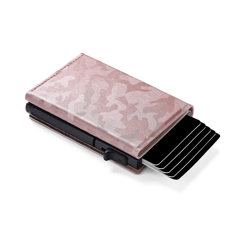 YBS Fashion Carbon Fibre Front Pocket Wallet - RFID Safe