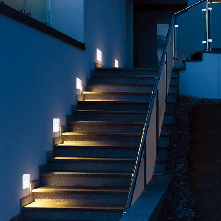 LED Step Light - Modern Indoor Lamp with Sensor Control