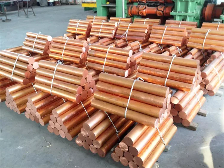 Copper Flat Bar / Copper Busbar / Copper Rod Round Bar C11000 T2 Cu-dhp ...